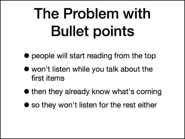 The Problem With Bullet Points and What To Do About Them The Mobile 